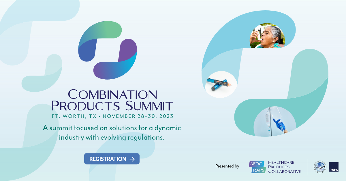 Registration Open for Combination Products Summit 2023 | RAPS