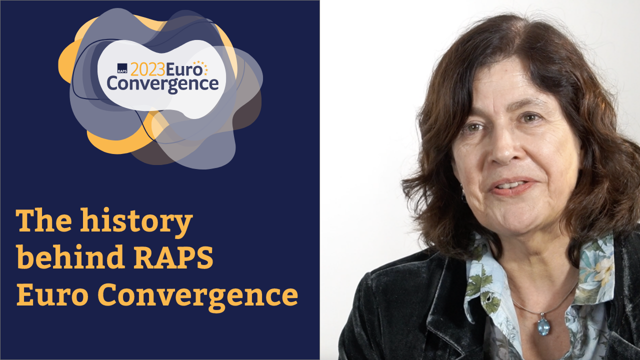 The history behind RAPS Euro Convergence with Sabina Hoekstra-van den ...